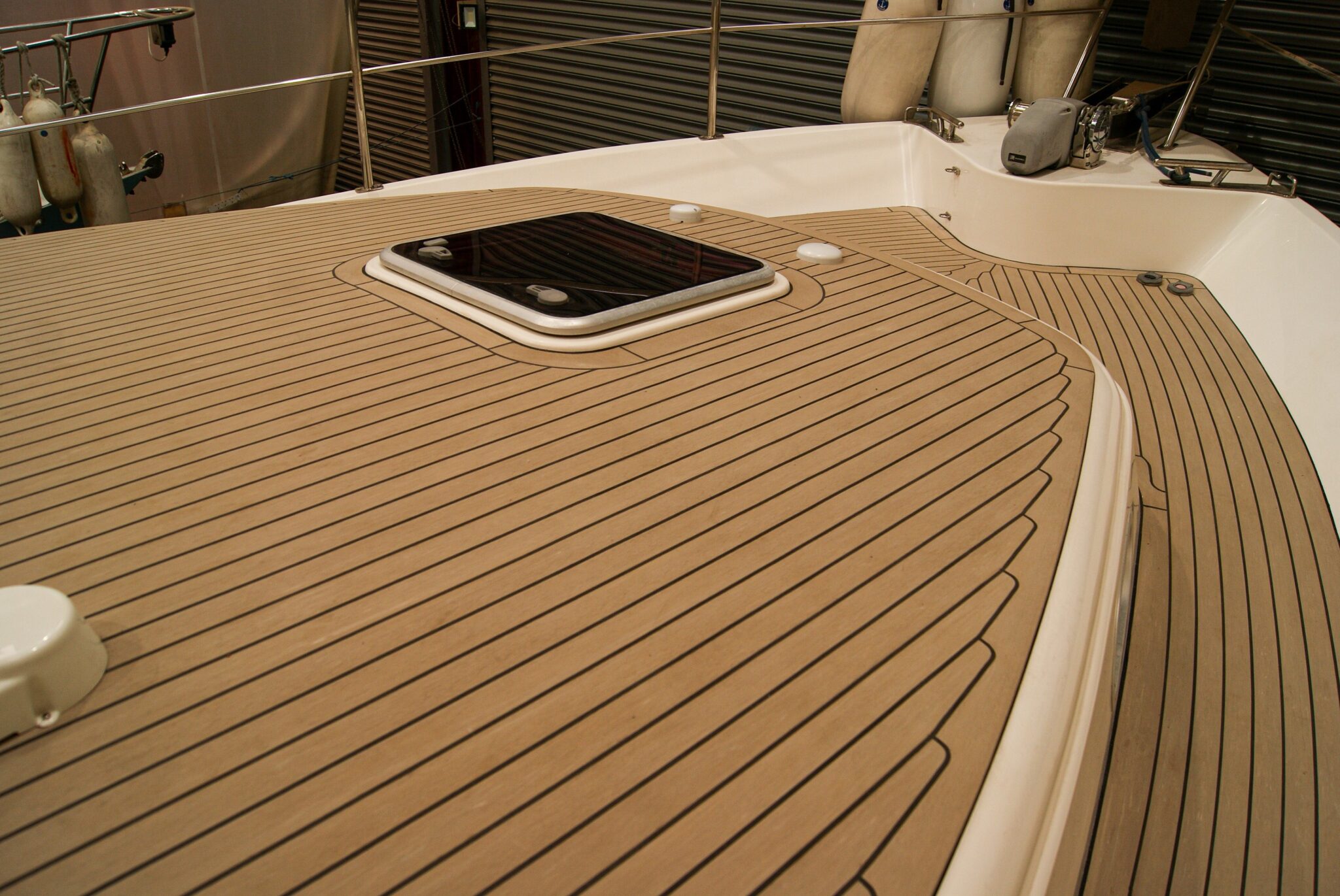Installation of Flexiteek Decking - Richardsons Yacht Services Ltd ...