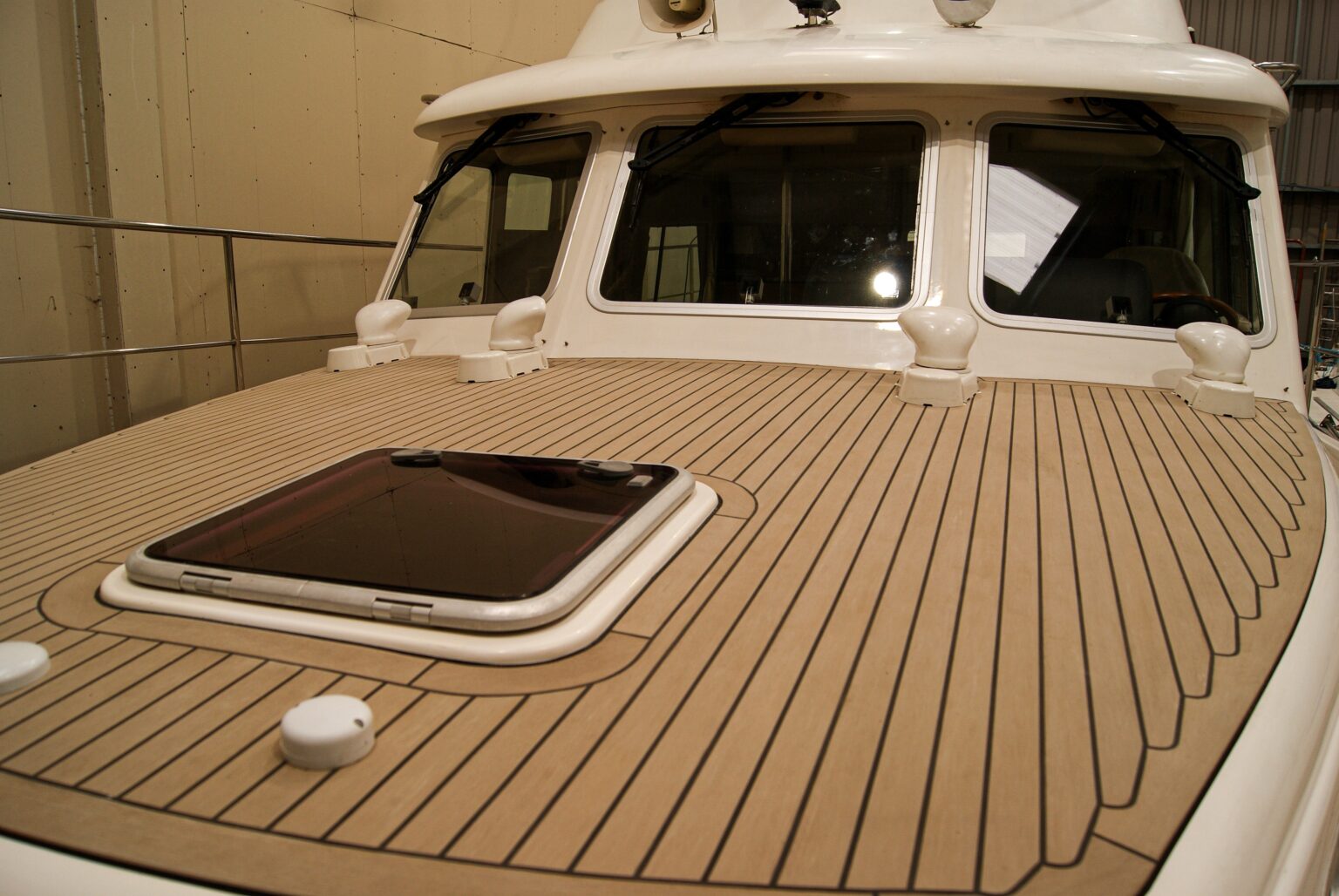 Installation of Flexiteek Decking - Richardsons Yacht Services Ltd ...